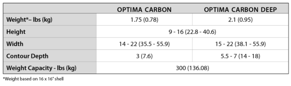 Optima Carbon Back Support – DYNAMIC HEALTH CARE SOLUTIONS